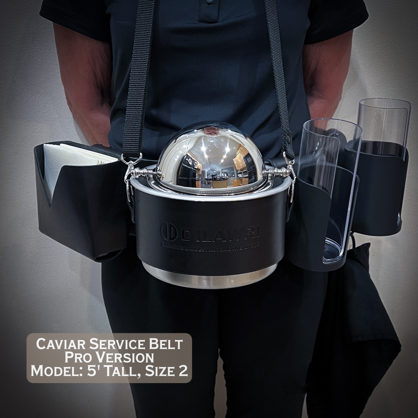 Skipper's Caviar Service Belt – Custom Leather and Pen